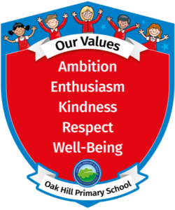 Our Values Sign, Shield-Shaped - Customised For Your School