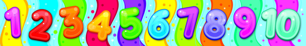 Numbers 1 to 10 poster - Maths classroom poster for schools