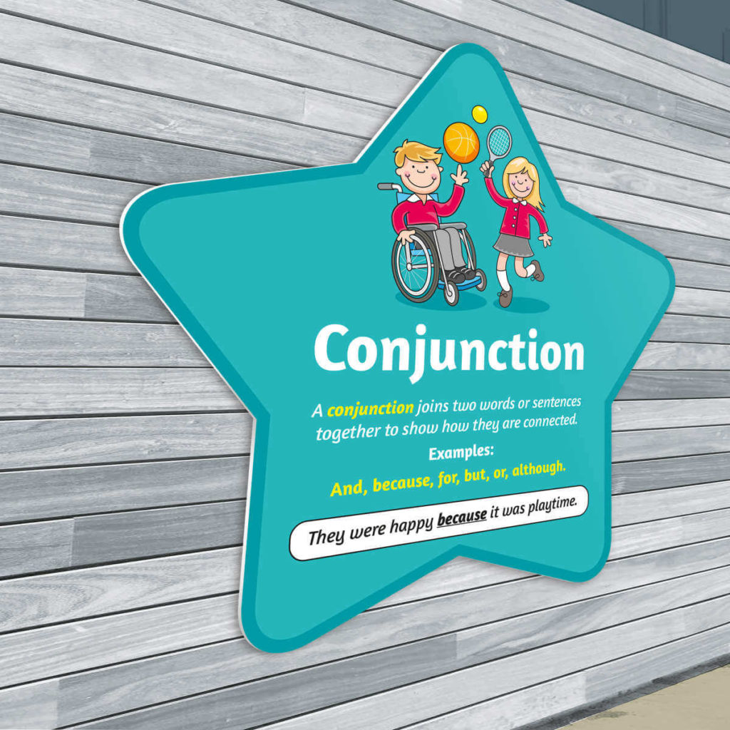 Conjunction Sign - A Sign for supporting English in School classrooms