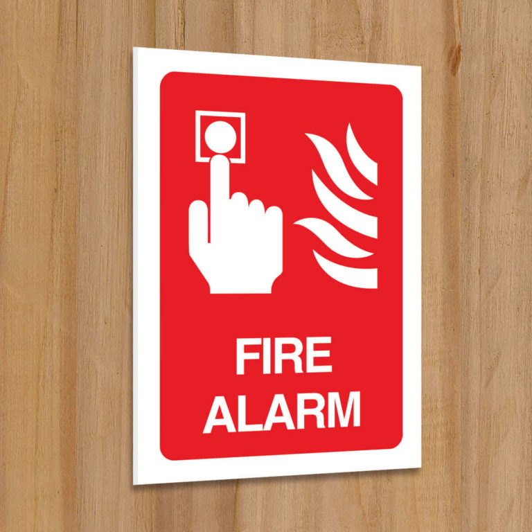 Fire Alarm Sign for Schools | Safety Signs | The School Sign Shop