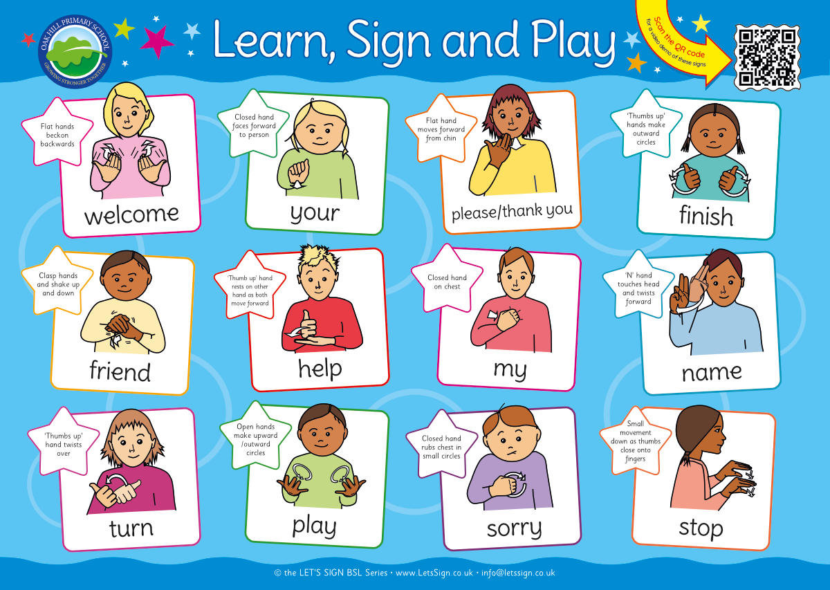 BSL Playtime Words Sign British Sign Language Sign For Schools BSL Playtime Words Sign British Sign Language Sign For Schools