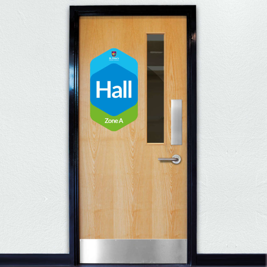 Door Stickers for Schools - Easy Apply & Free Delivery