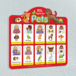 BSL Pets Sign - British Sign Language Sign for Schools - Free P&P