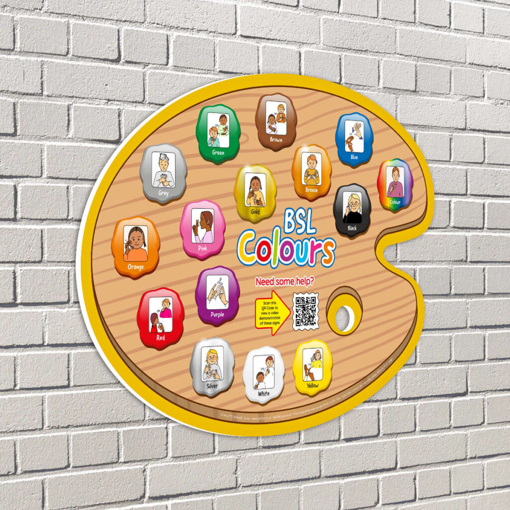 BSL Colours Sign - British Sign Language Sign For Schools