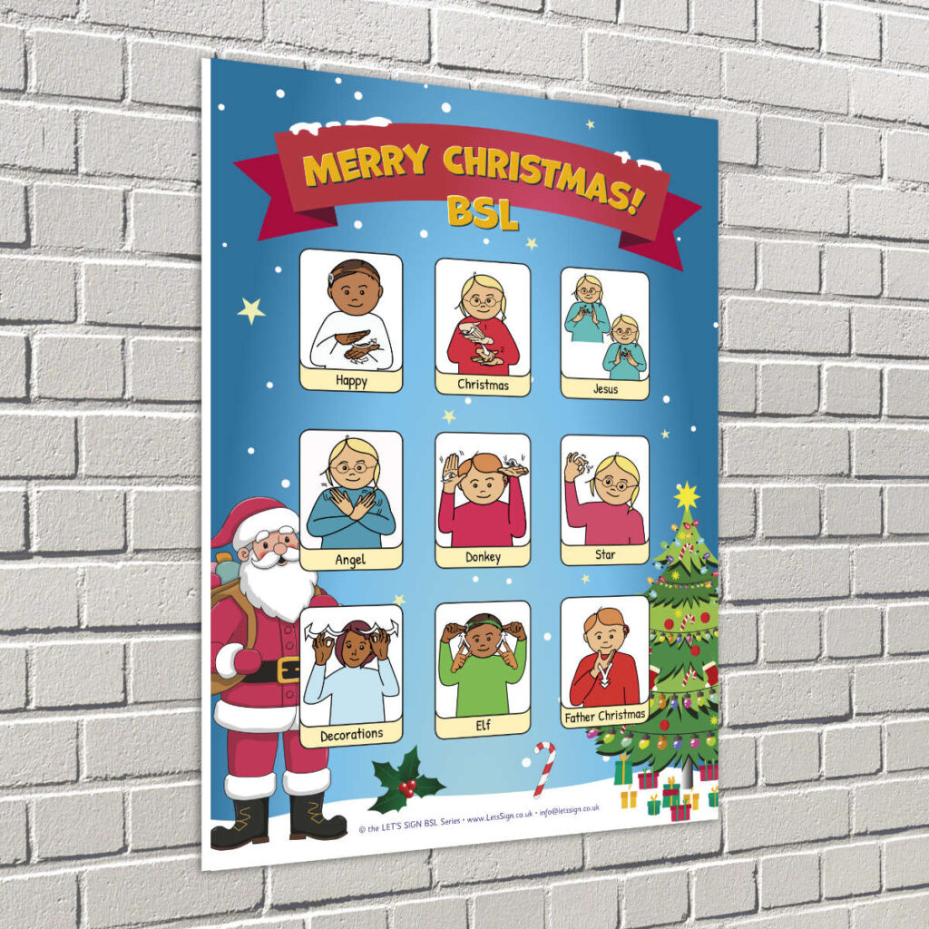 BSL Christmas Sign Set 2 - British Sign Language for Christmas
