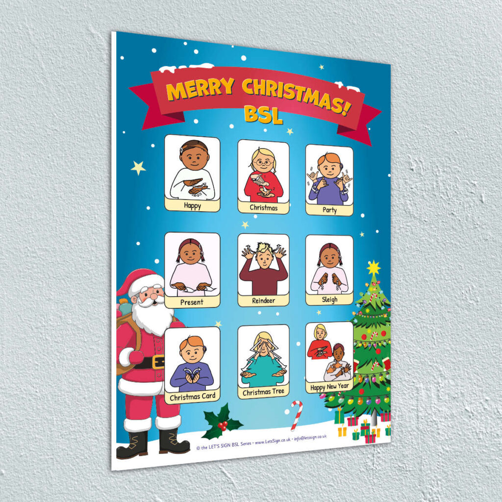 BSL Christmas Sign Set 1 - British Sign Language for Christmas