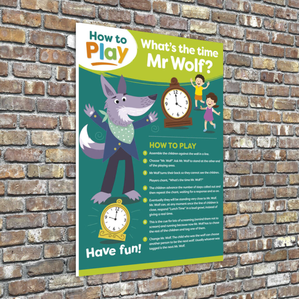 How to Play What's the Time Mr. Wolf Sign - Sign for Schools