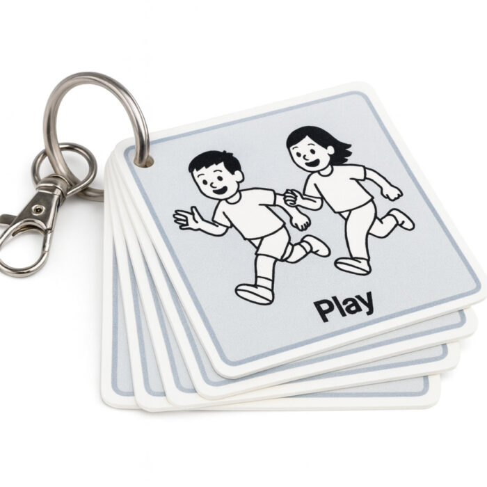 Communication Symbol Key Chains for Schools